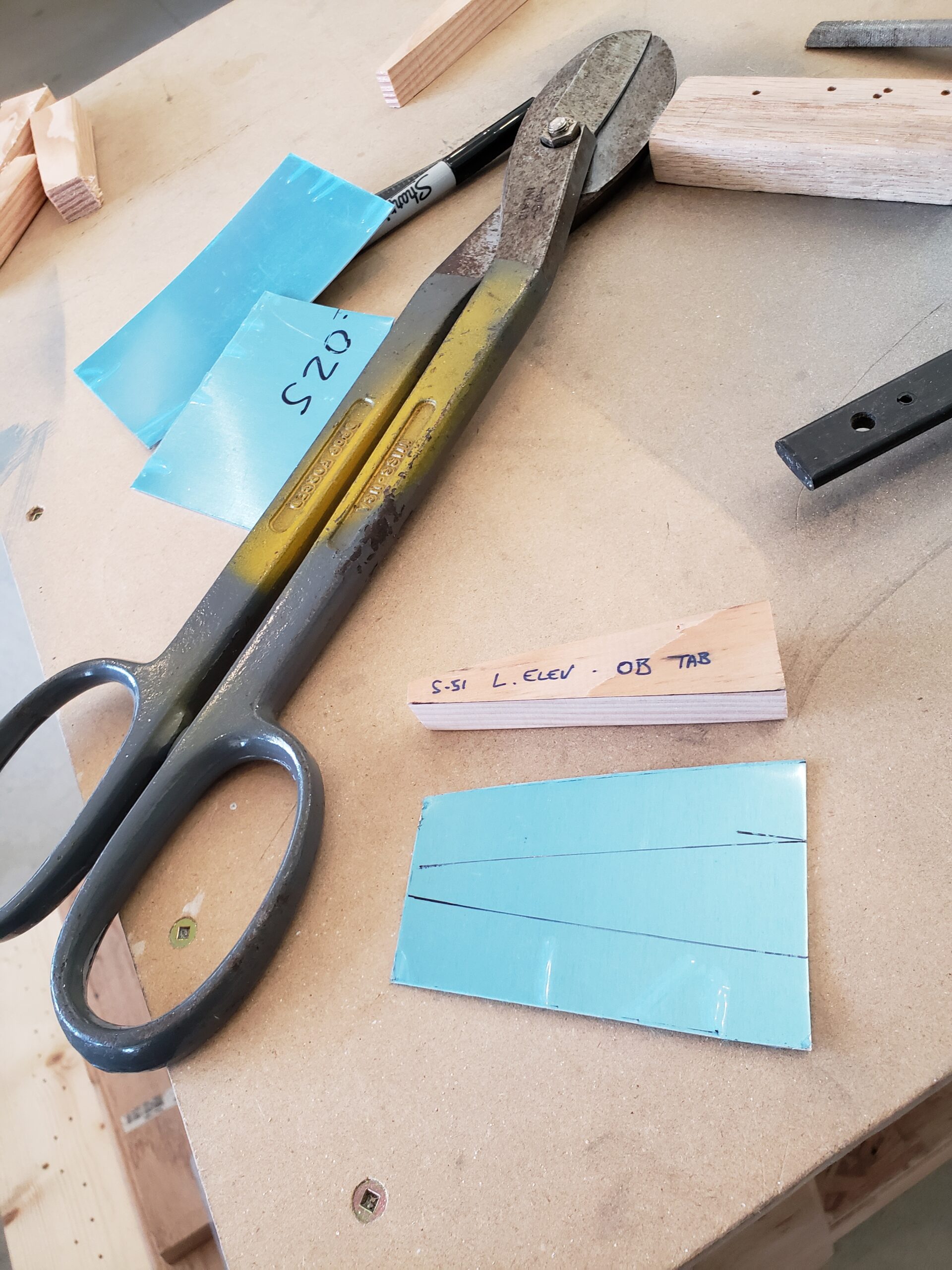 Elevator Rib Forming - Stewart 51 Hangar