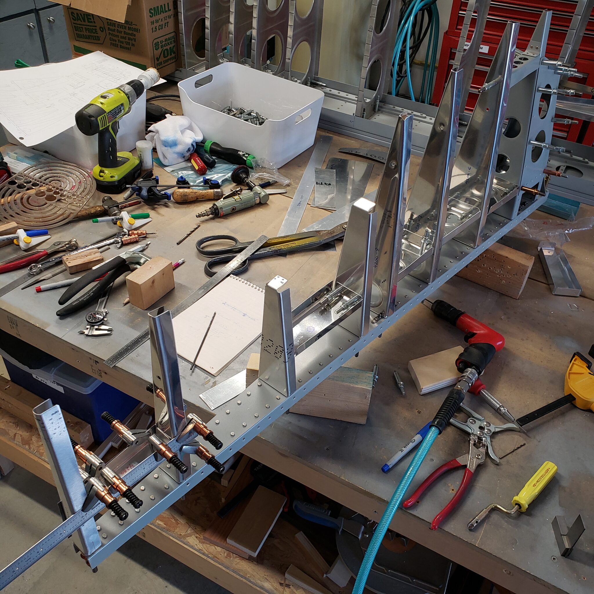 Rudder assembly (with new ribs) Pt. 2 - Stewart 51 Hangar