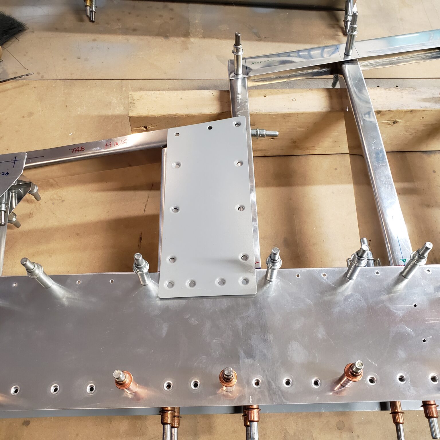 Rudder assembly - part 5 - Access panels - Stewart 51 Hangar