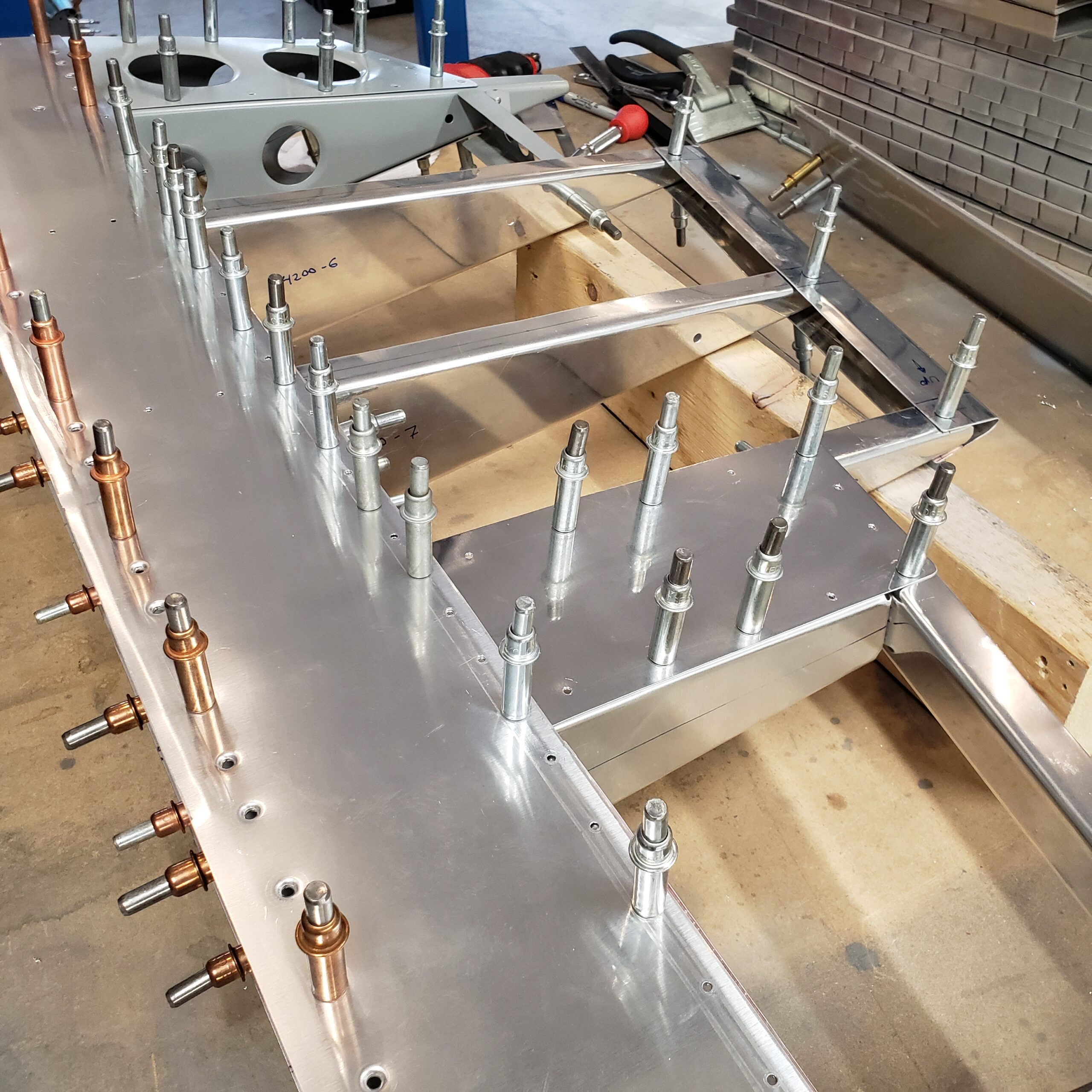 Rudder assembly - part 5 - Access panels - Stewart 51 Hangar