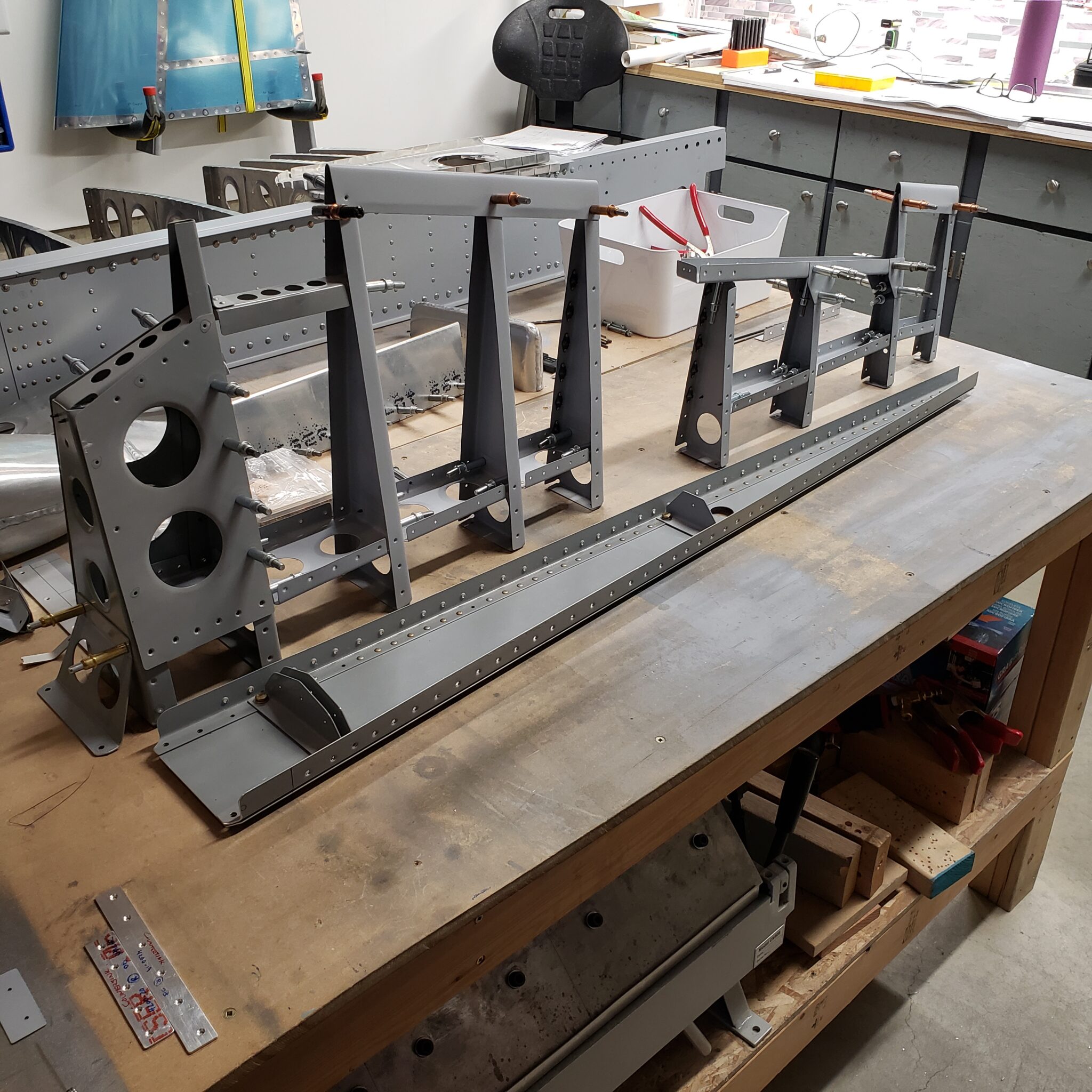 Rudder final assembly - Stewart 51 Hangar