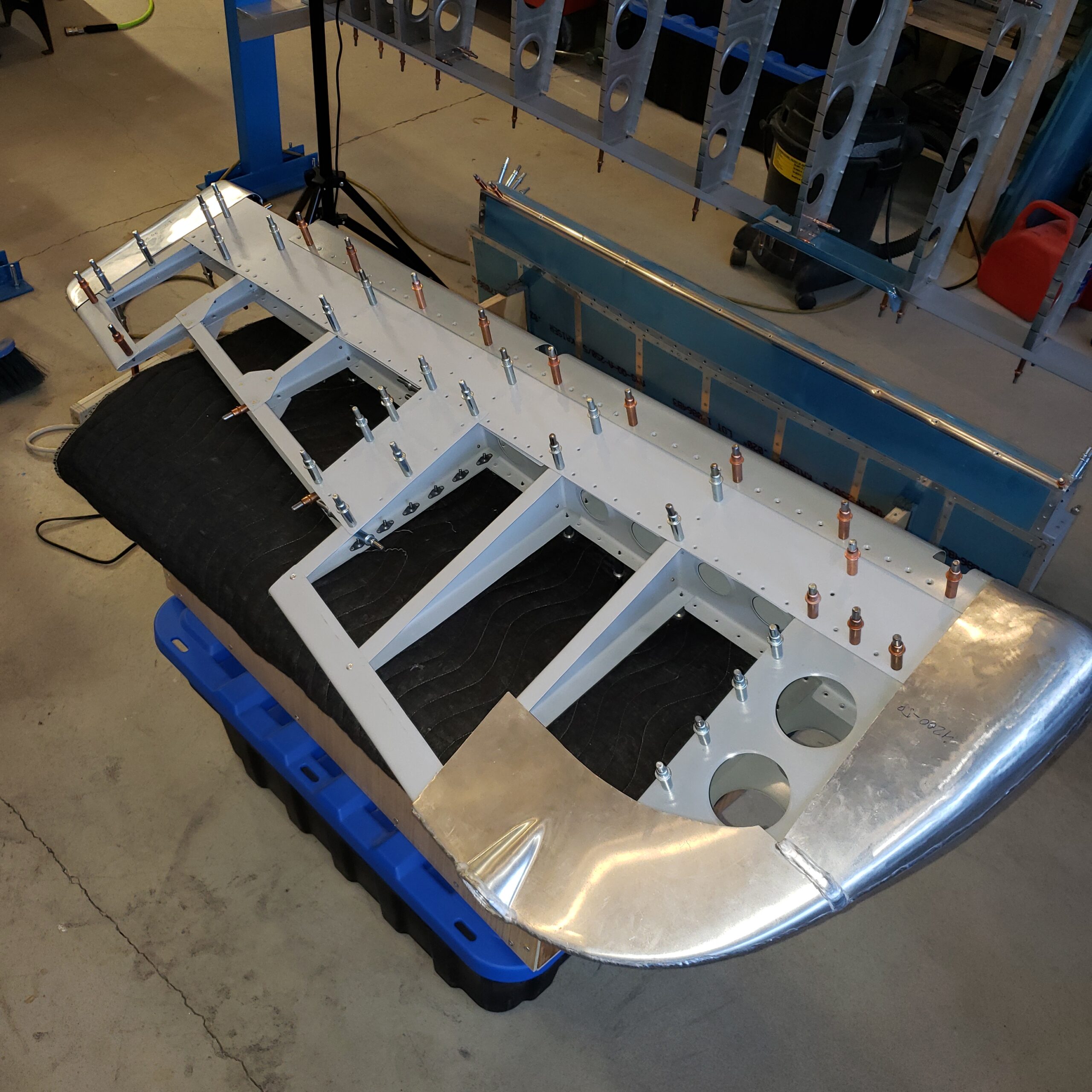 Rudder final assembly - Stewart 51 Hangar
