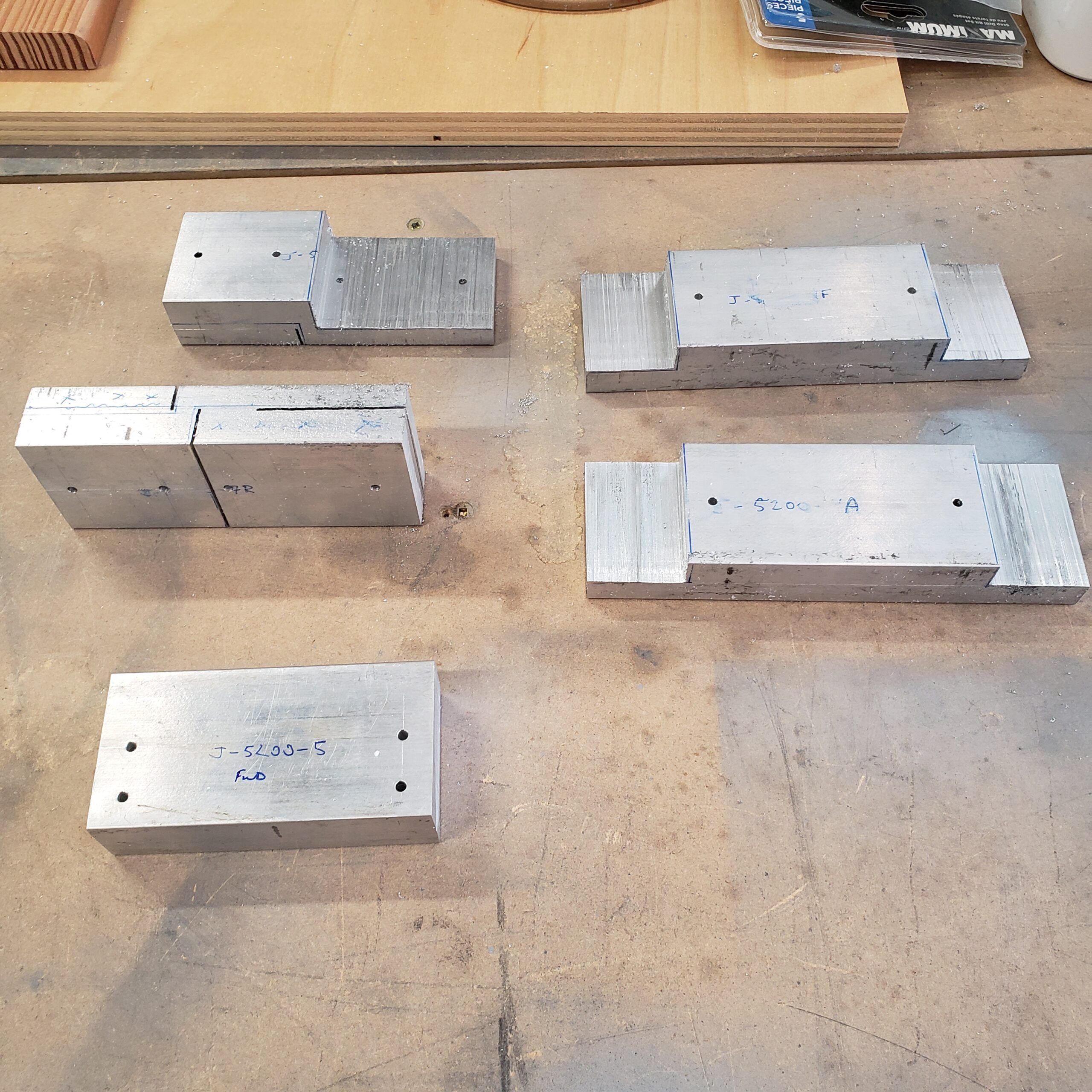 Fuselage Jig and Locator Blocks - Stewart 51 Hangar